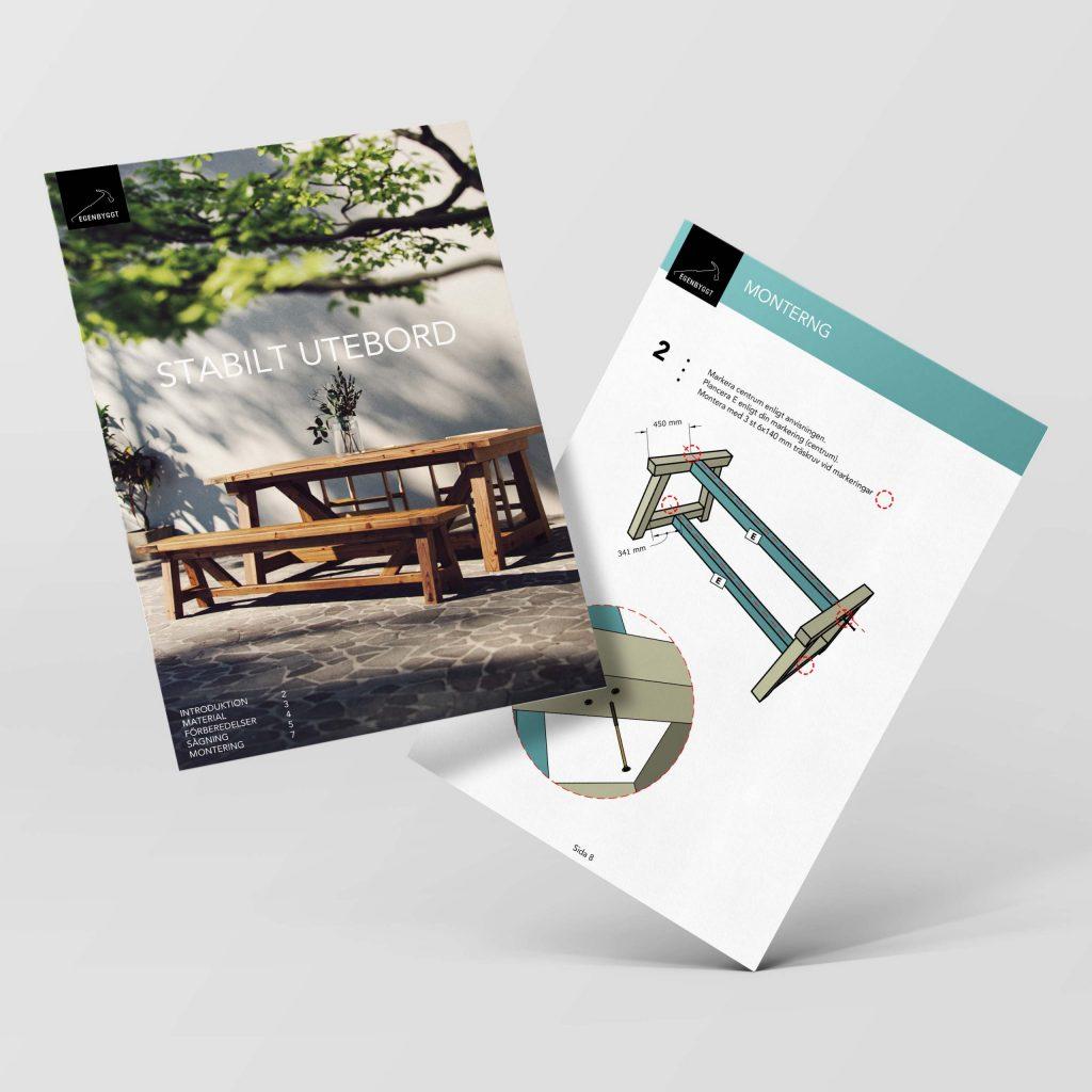 Build an outdoor table yourself – DIY Plan, drawing, instructions, and ...